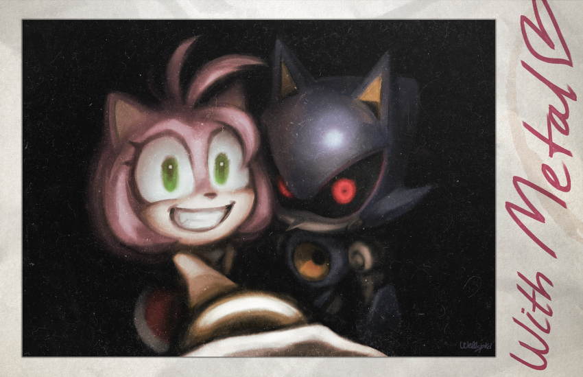 Safebooru - 1boy 1girl amy rose commentary english commentary english text furry furry female ...