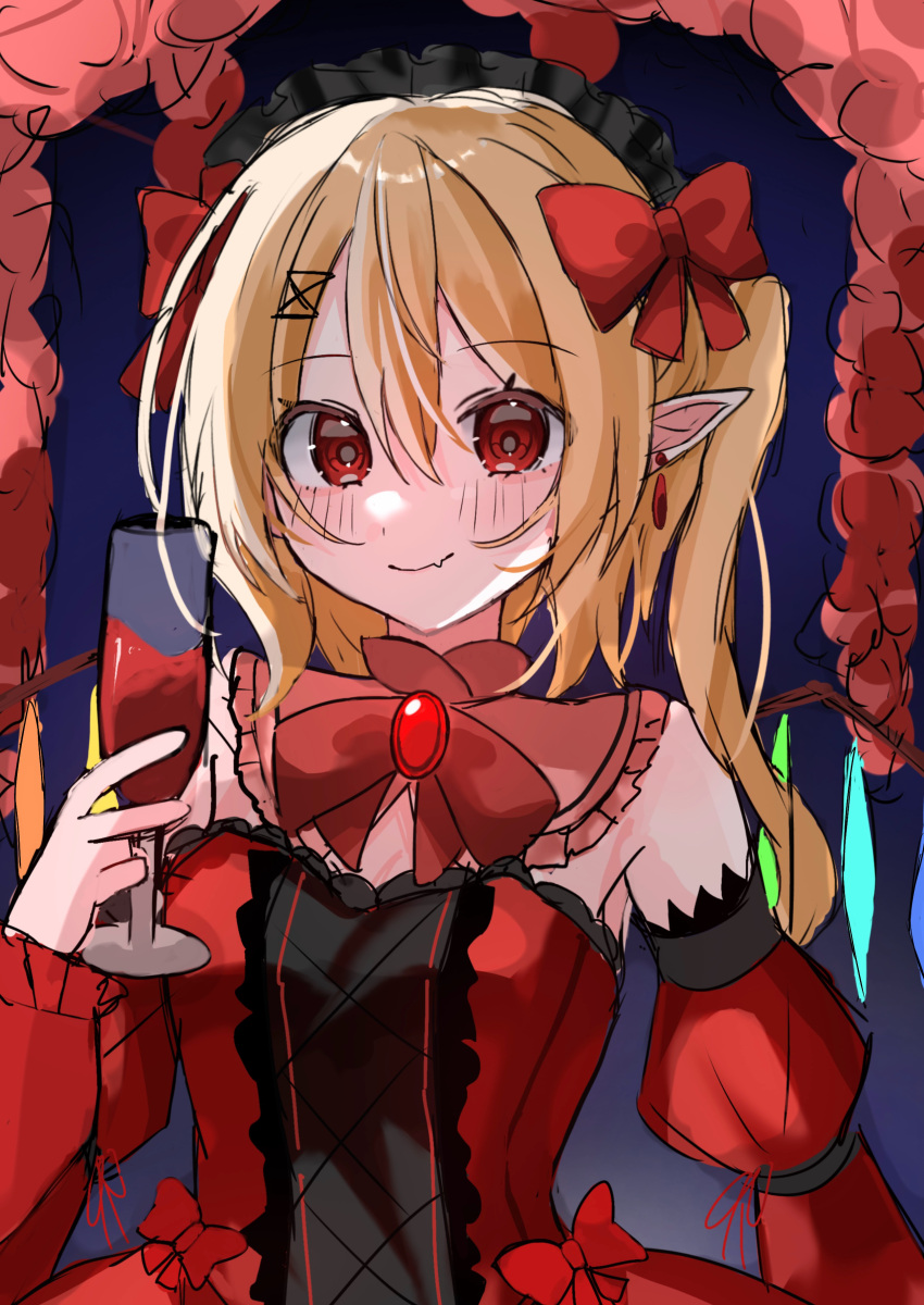 Safebooru - 1girl 39mixberry absurdres alternate costume bare shoulders blonde hair blush bow ...