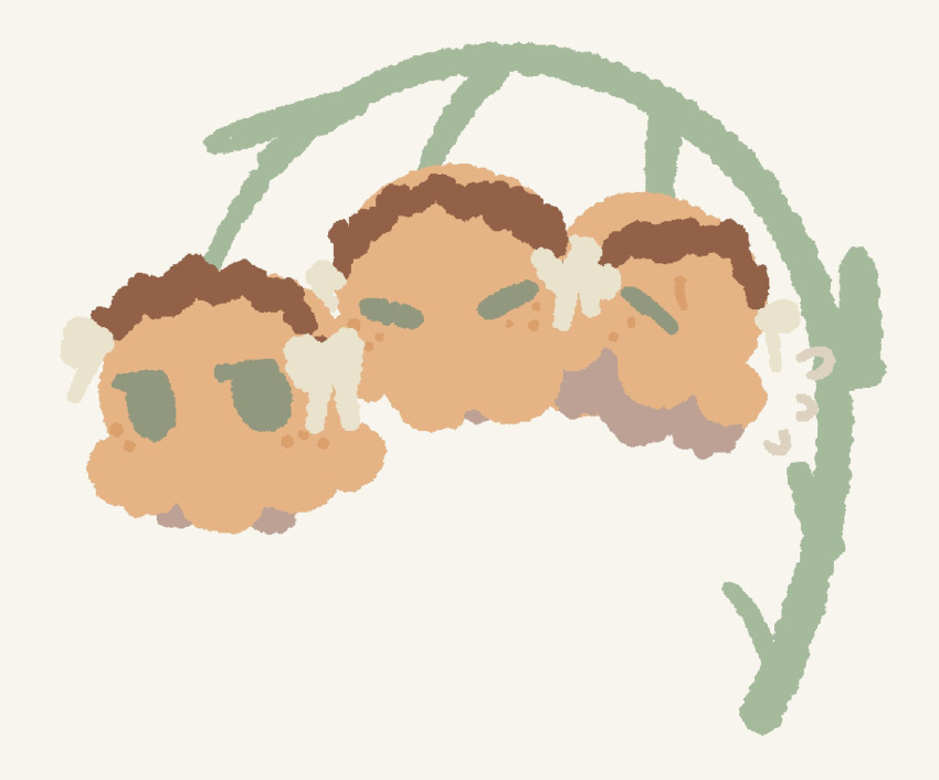 Safebooru - animalization flower flower focus freckles green eyes hairband head bow highres ...