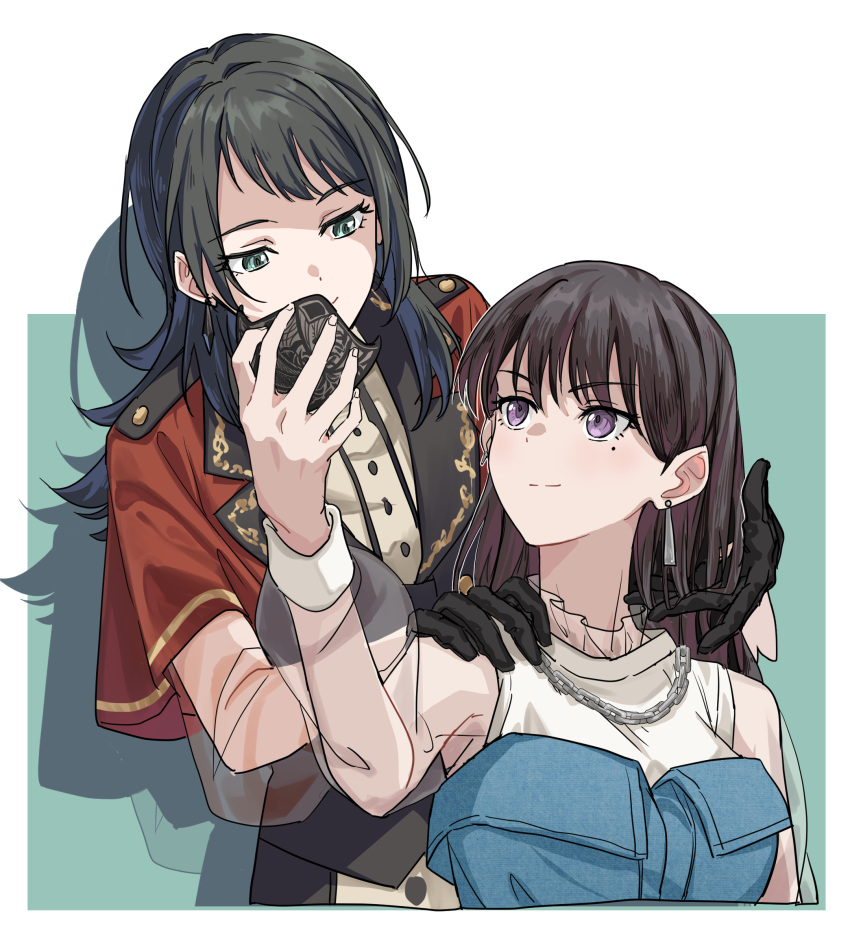 Safebooru - 2girls bang dream! bang dream! it's mygo!!!!! black gloves black hair black mask ...