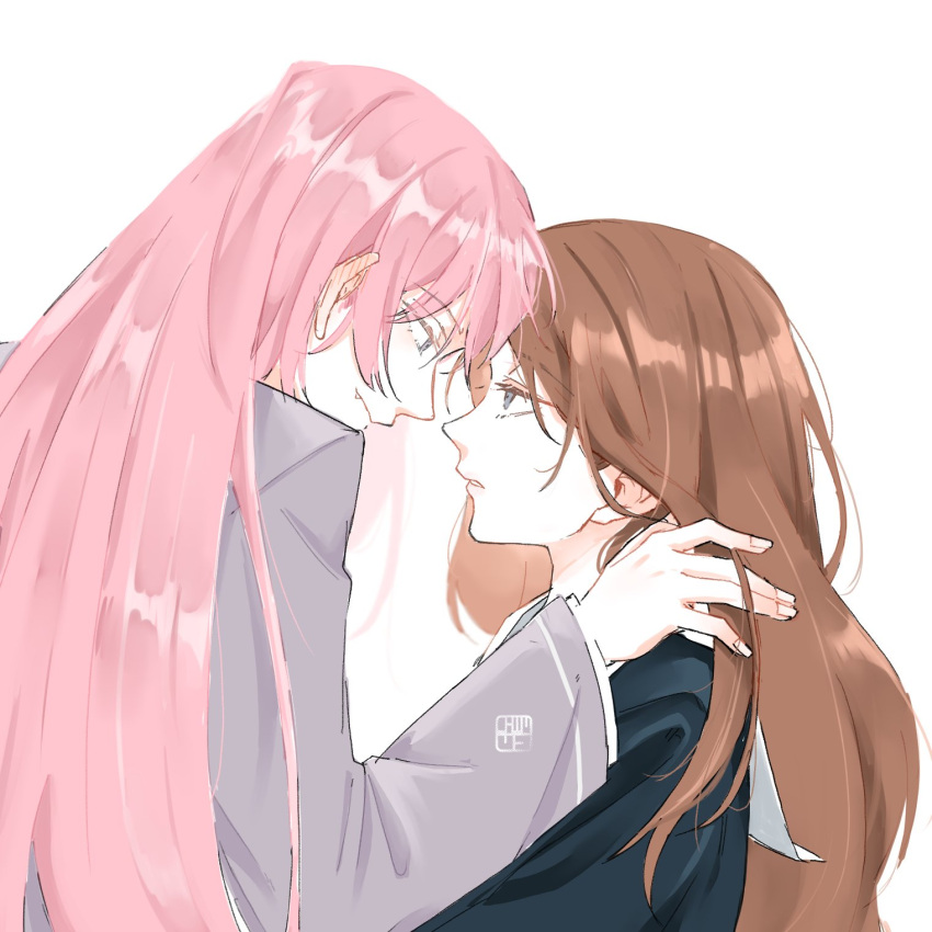 Safebooru - 2girls bang dream! bang dream! it's mygo!!!!! blue eyes blue shirt brown hair ...