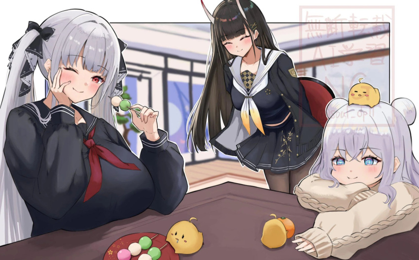 Safebooru - azur lane chick dango eating food formidable (azur lane ...