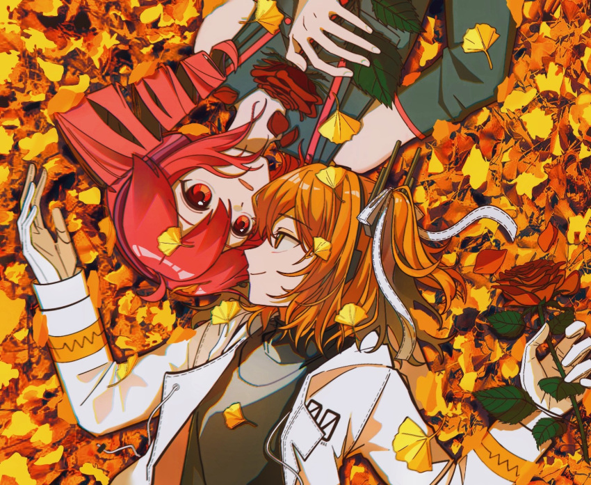 Safebooru - a.i. voice adachi rei ahoge black shirt black sleeves ...