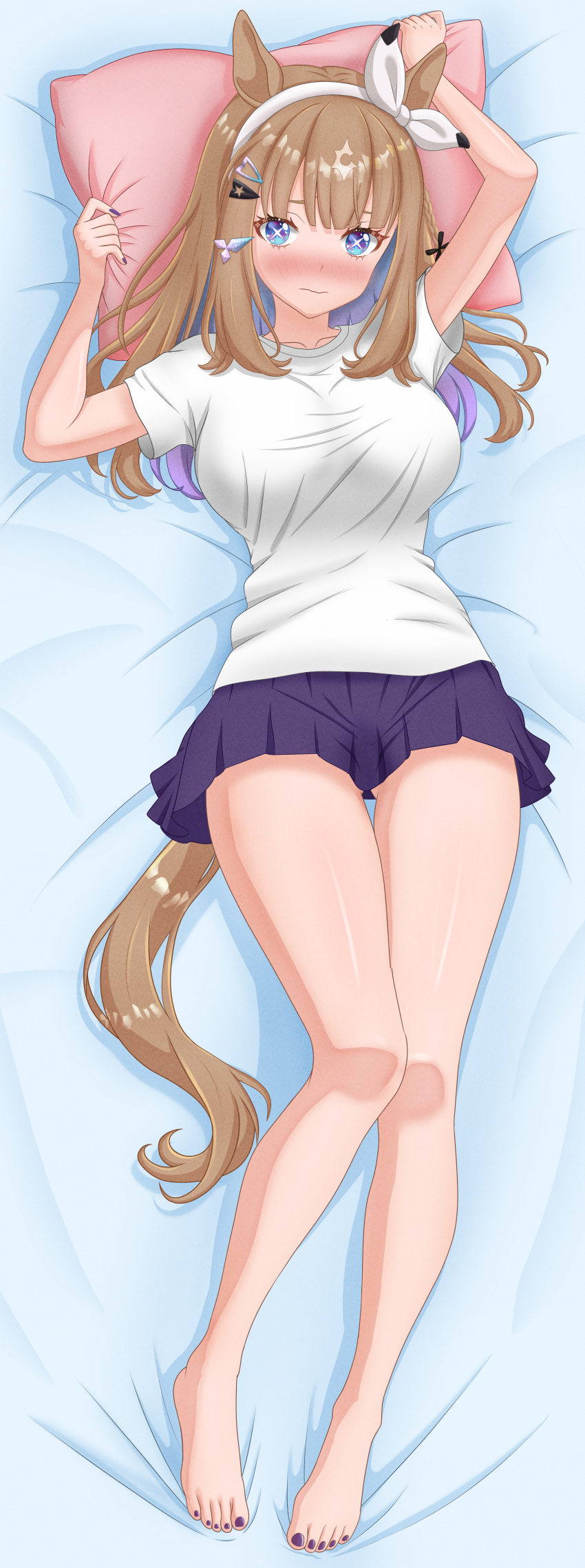 Safebooru - 1girl absurdres almond eye (umamusume) alternate costume animal ears bad link ...