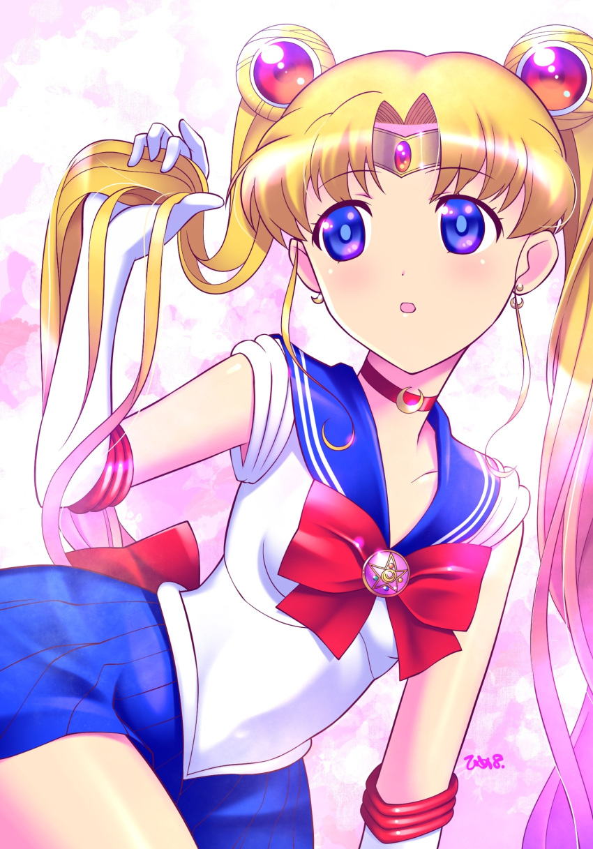 Safebooru - 1girl bishoujo senshi sailor moon blonde hair blue eyes blue sailor collar blue ...