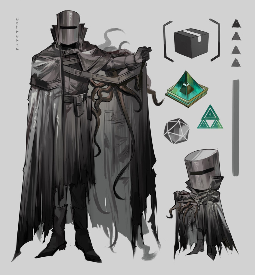 Safebooru - 1boy arknights artist name belt black boots black cape black shirt black skirt boots ...