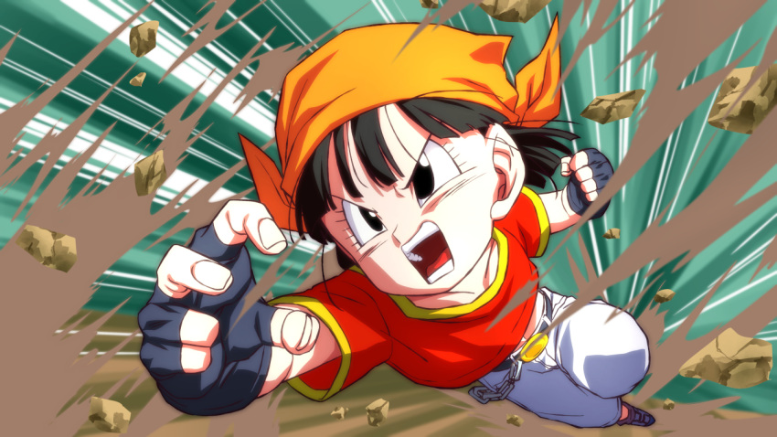 Safebooru - 1girl bandana black eyes black hair commentary request crop ...