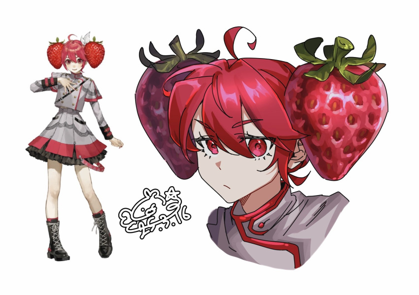 Safebooru - 1girl ahoge closed mouth commentary request cropped ...