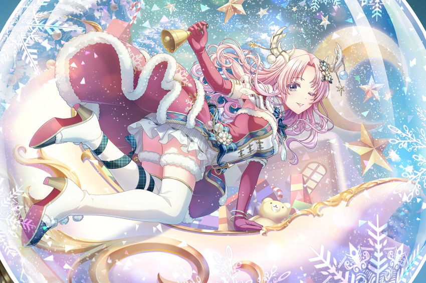 Safebooru - black eyes d4dj dress long hair pink hair yano hiiro | 5641503