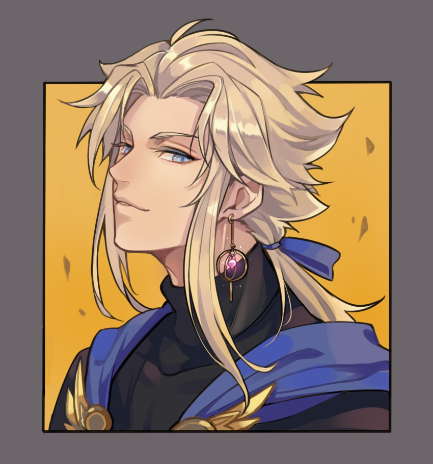 Safebooru - 1boy blonde hair blue cape blue eyes cape cookie run cookie run: kingdom highres ...