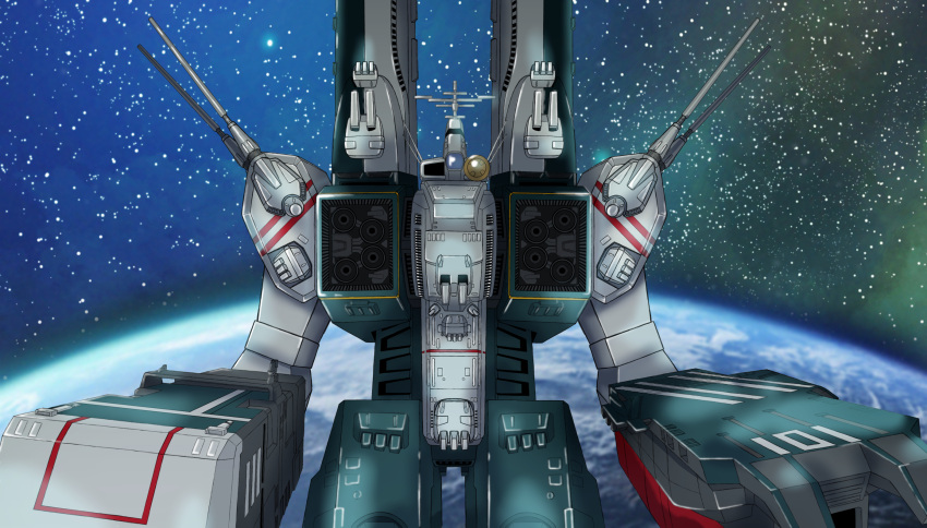 Safebooru - choujikuu yousai macross commentary request daedalus earth ...