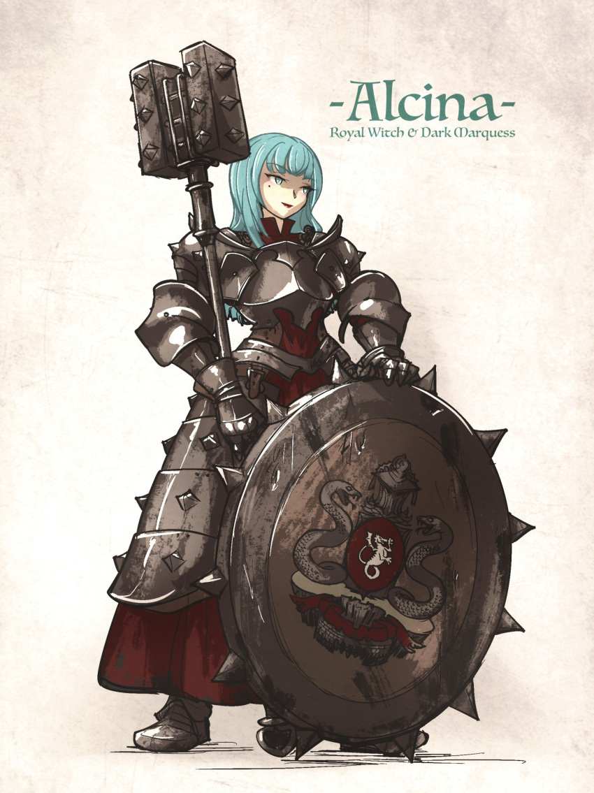 Safebooru - 1girl alcina (unicorn overlord) aqua eyes aqua hair armor ...