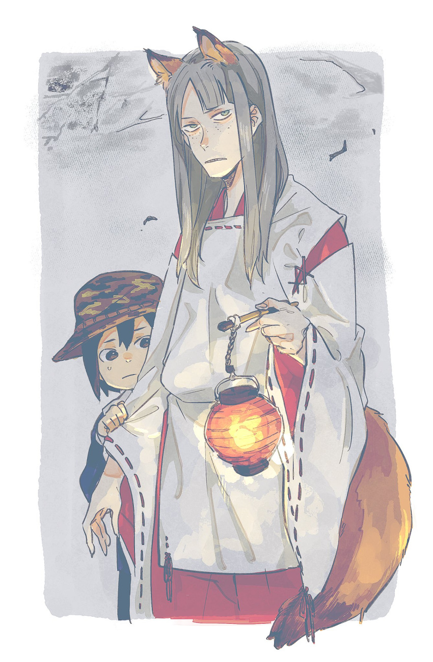 Safebooru - 2girls animal ears asakusa midori asymmetrical bangs boonie hat border camouflage ...