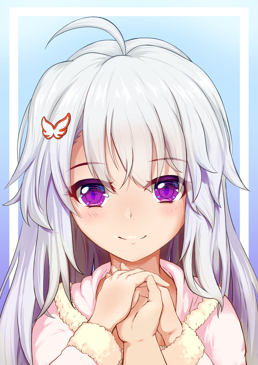 Safebooru - 1boy 1girl 9-nine- absurdres ahoge ajibehreborn blue ...