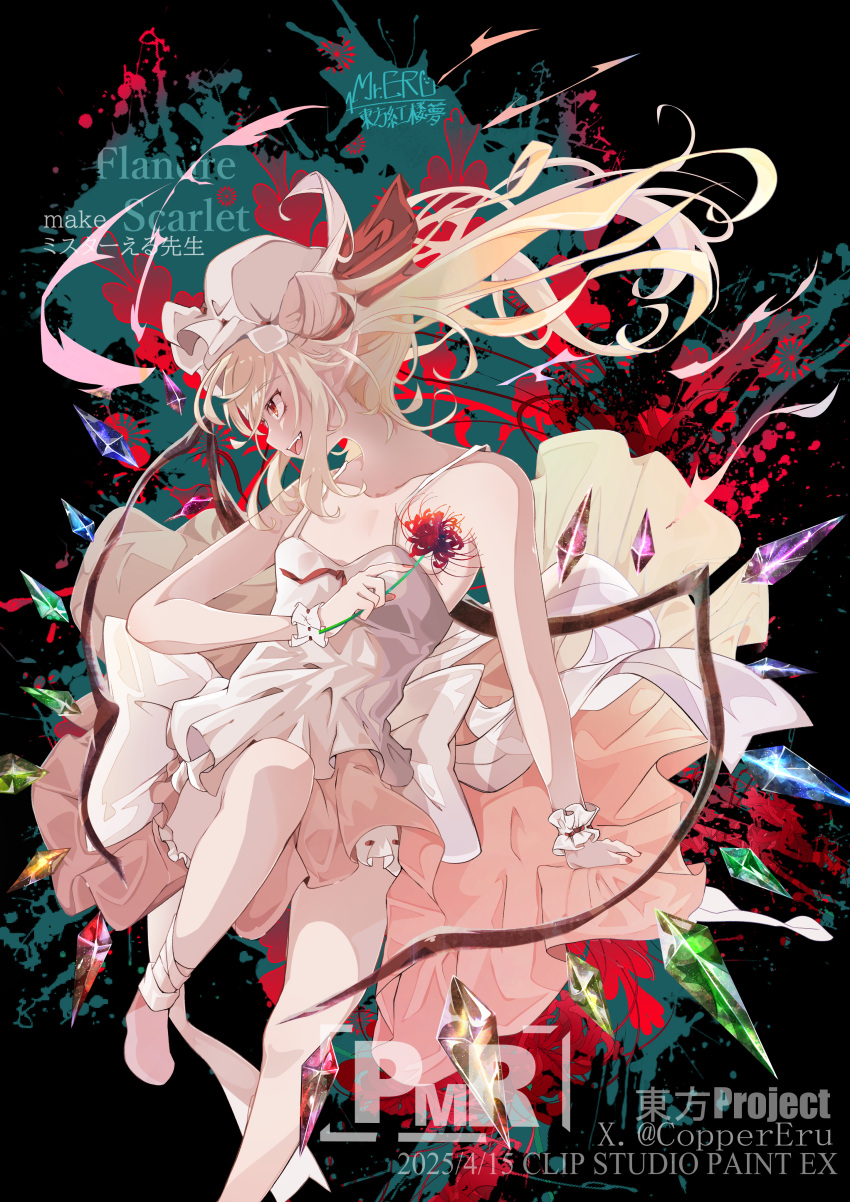 Safebooru - 1girl absurdres alternate costume blonde hair character name dress embodiment of ...