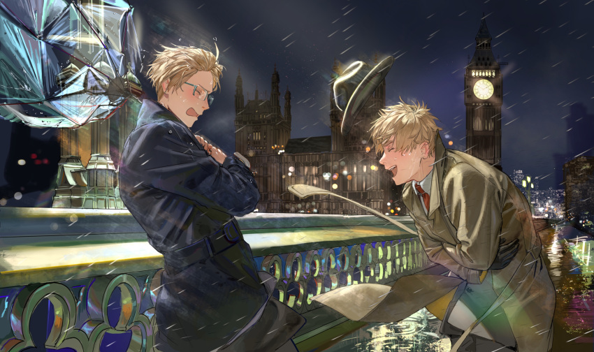 Safebooru - 2boys absurdres america (hetalia) axis powers hetalia belt black belt black gloves ...