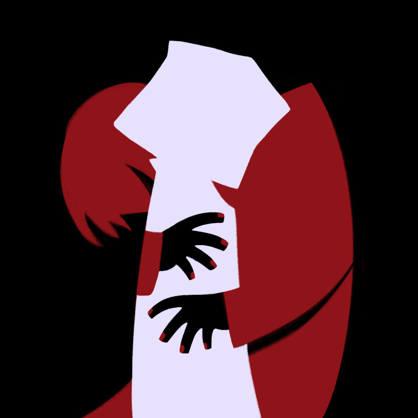 Safebooru - 1boy 1girl black background chlorenw coat cowboy shot ...