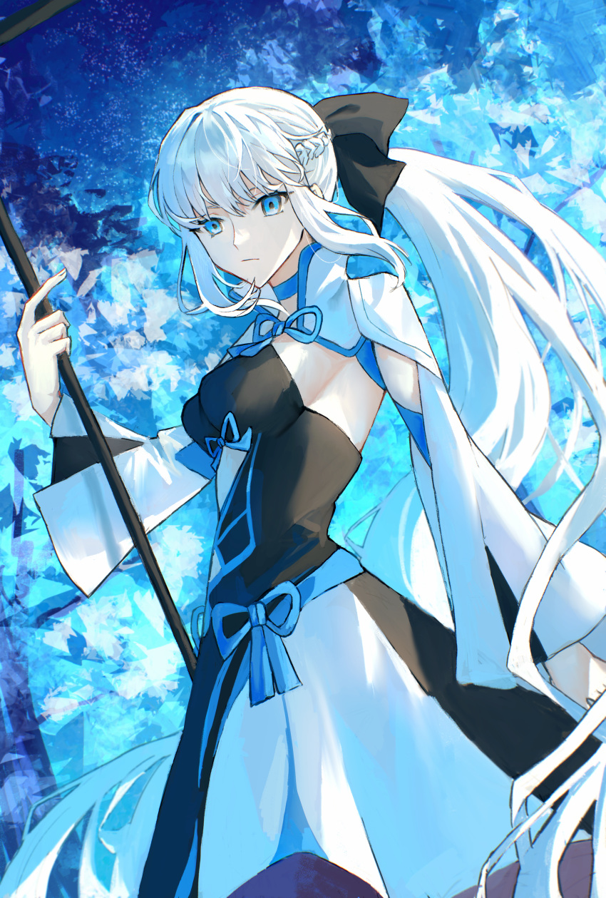 Safebooru - 1girl absurdres black bow black dress blue eyes bow dress fate/grand order fate ...