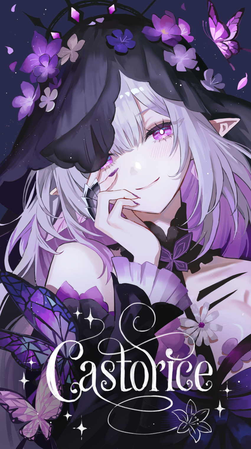 Safebooru - 1girl absurdres black veil castorice (honkai: star rail ...