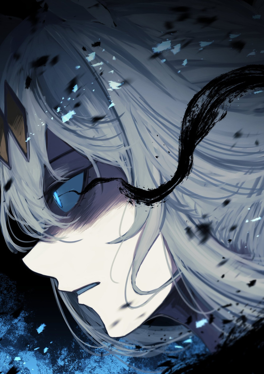 Safebooru - 1girl animal ears aura close-up commentary dark aura from ...