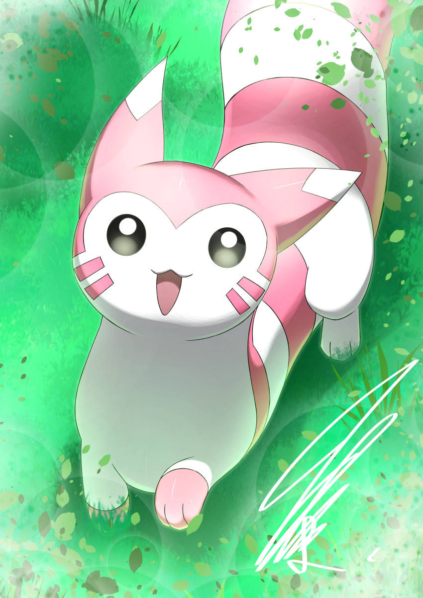 Safebooru - :3 absurdres animal hands black eyes blurry bokeh colored ...