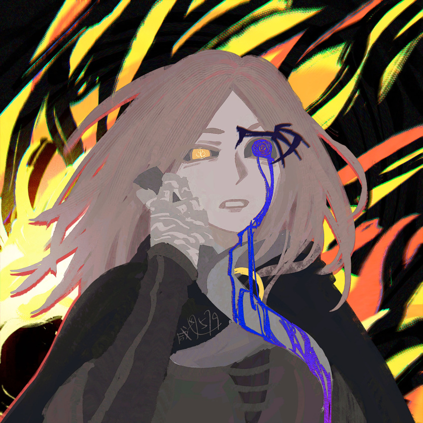 Safebooru - angry brown hair crying crying with eyes open dagger elden ...