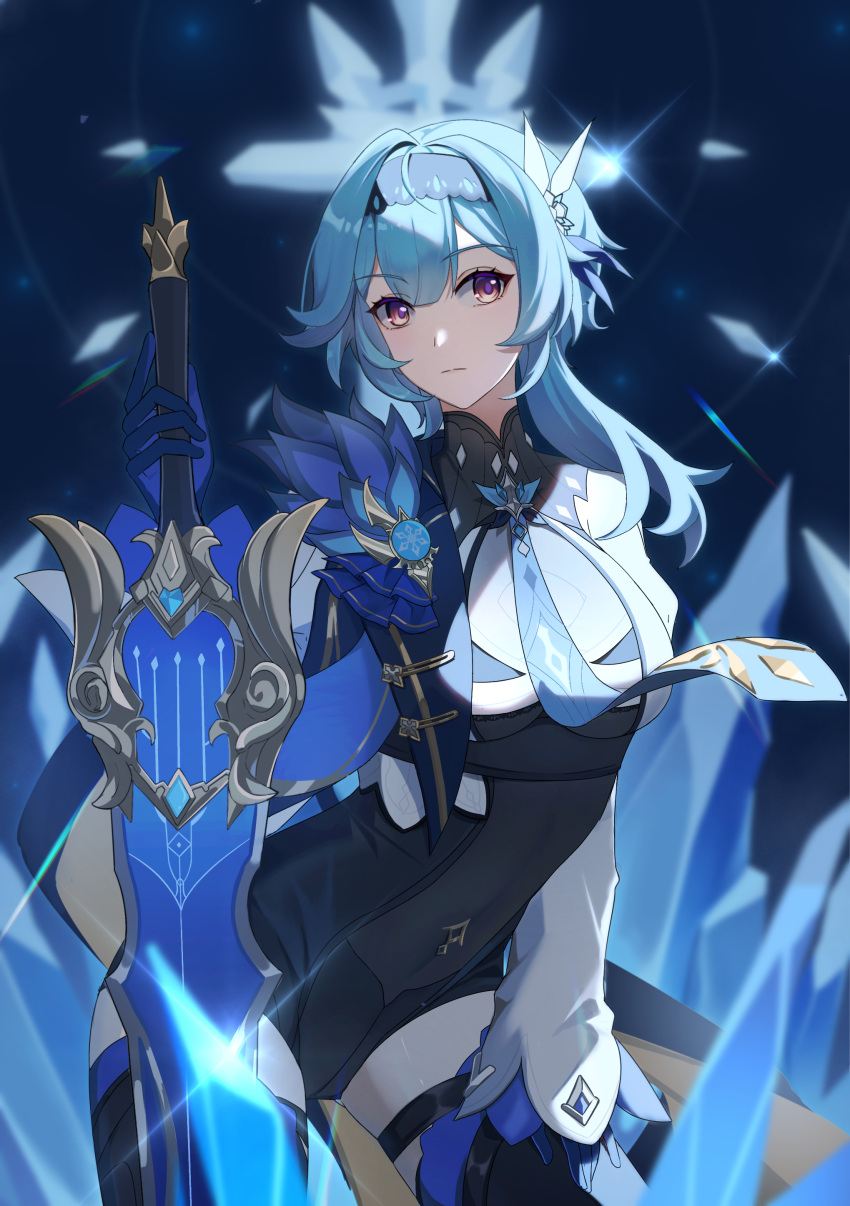 Safebooru - 1girl absurdres black gloves black hairband black ...