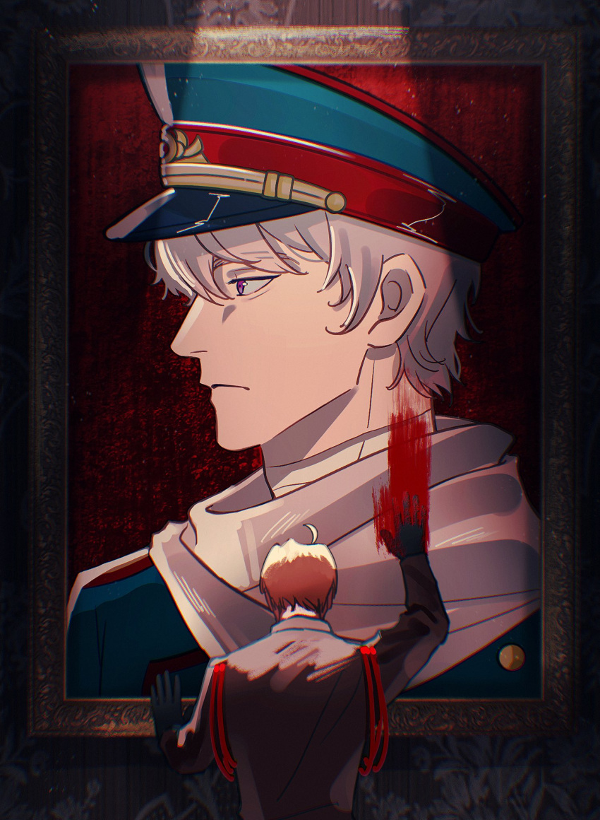 Safebooru - 1boy ahoge america (hetalia) arm up axis powers hetalia back black gloves blonde ...