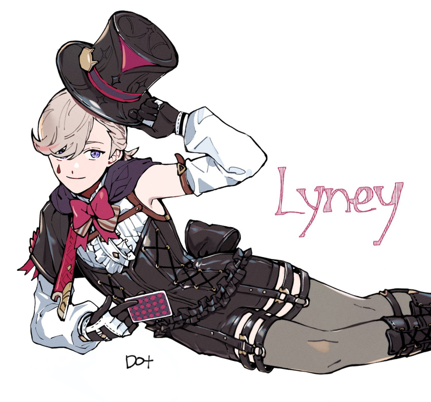 Safebooru - 1boy artist name belt black boots black gloves black hat ...