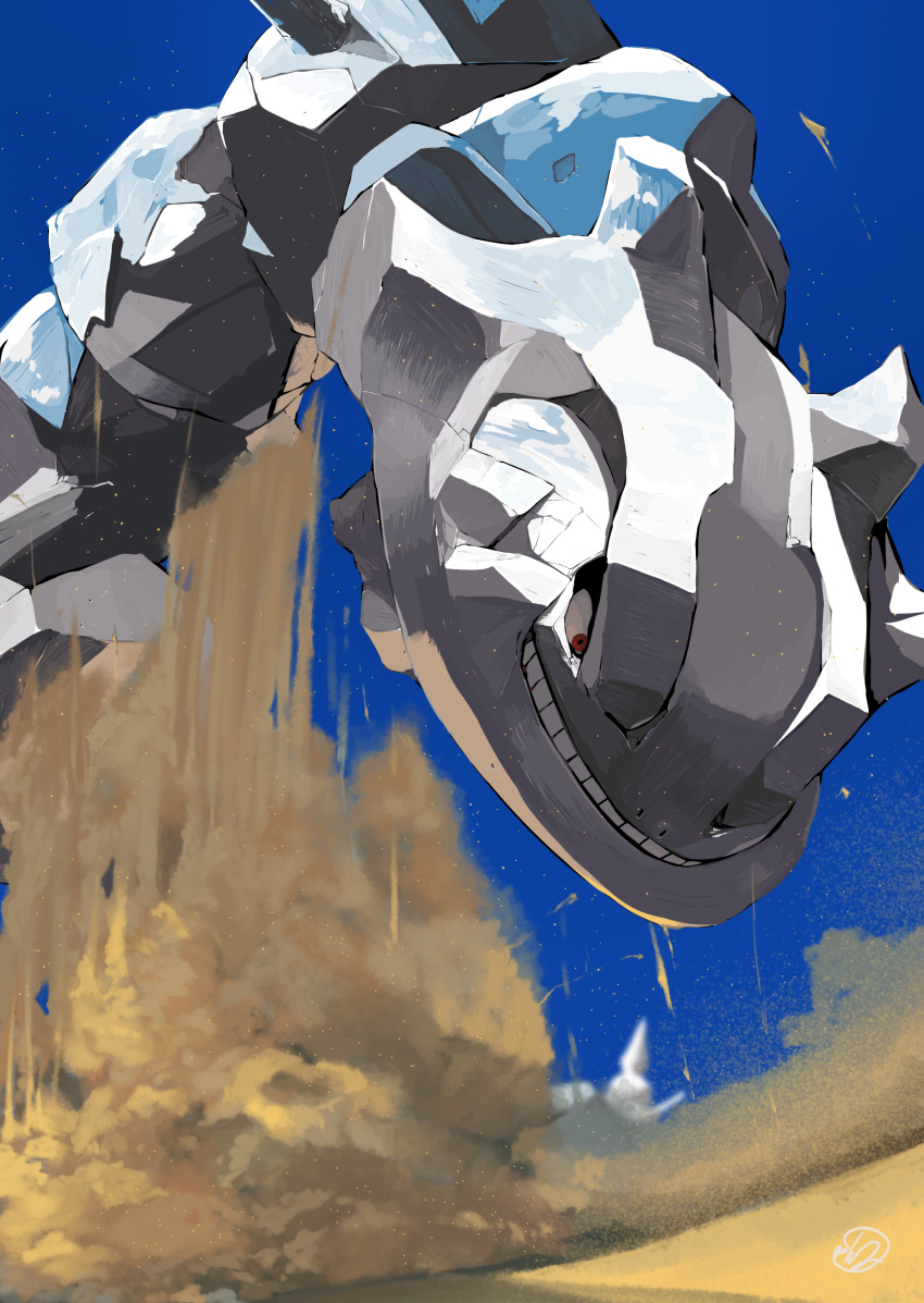 Safebooru - absurdres animal focus blue sky closed mouth desert highres ...