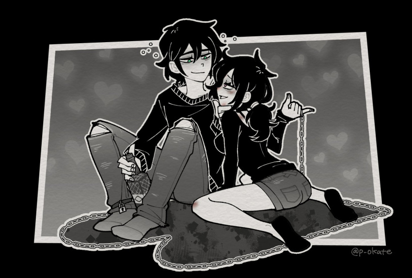 Safebooru 1boy 1girl Andrew Graves Ashley Graves Black Hair Black 6009