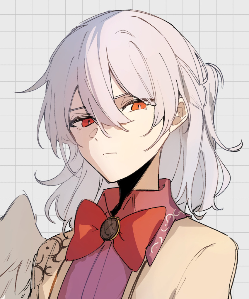 Safebooru 1girl Bow Bowtie Closed Mouth Expressionless Hair Between 7353