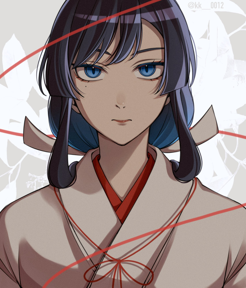 Safebooru - 1girl ado (utaite) black hair blue eyes blue hair chando ...