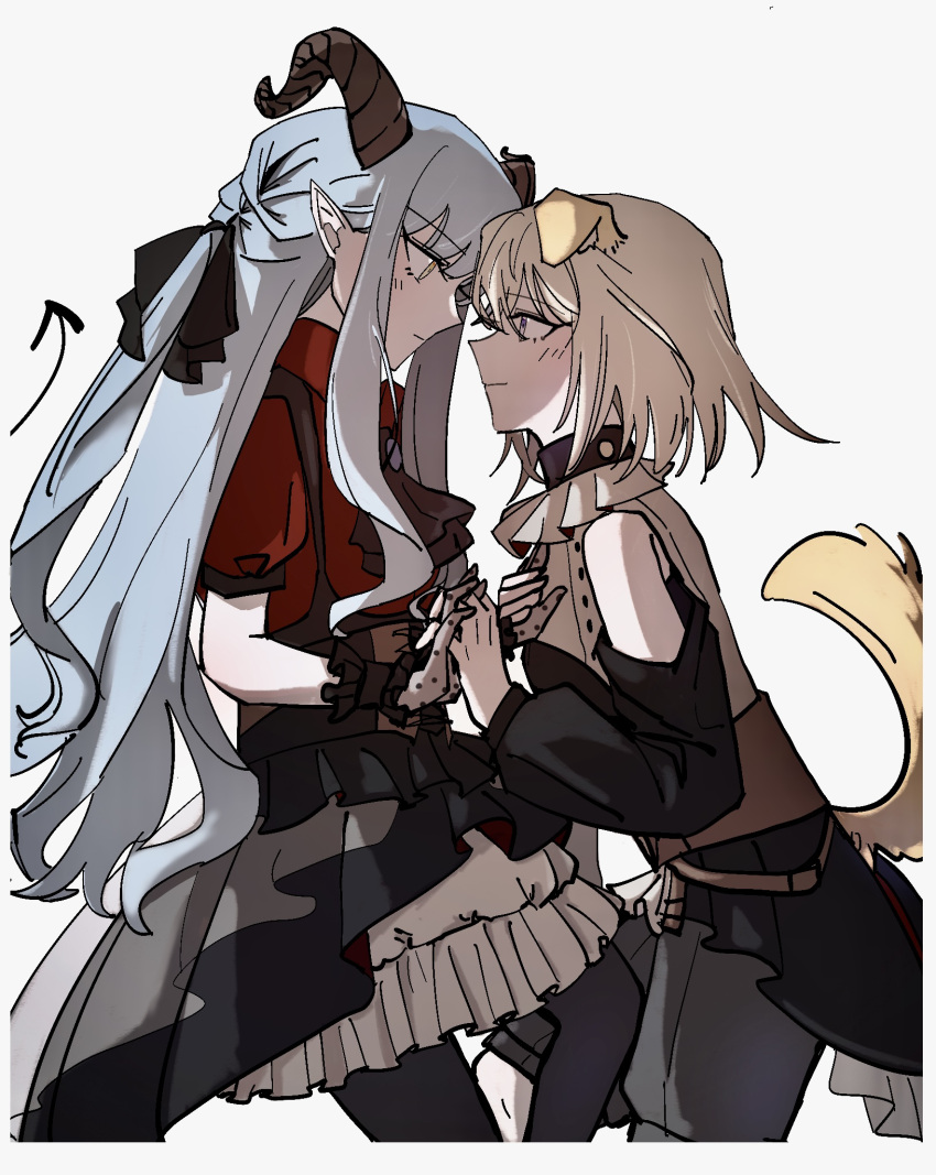 Safebooru - 2girls animal ears ascot bang dream! bang dream! it's mygo!!!!! black ascot black ...