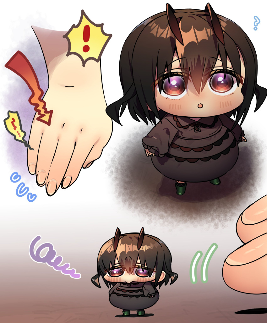 Safebooru - ! 1girl 1other :o ? ant girl antenna hair arthropod girl ...