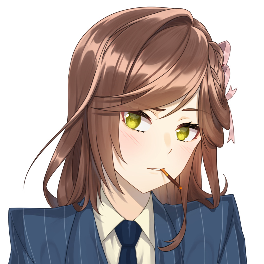 Safebooru - 1girl acrylicstroke blu spy (tf2) blue jacket blue necktie ...