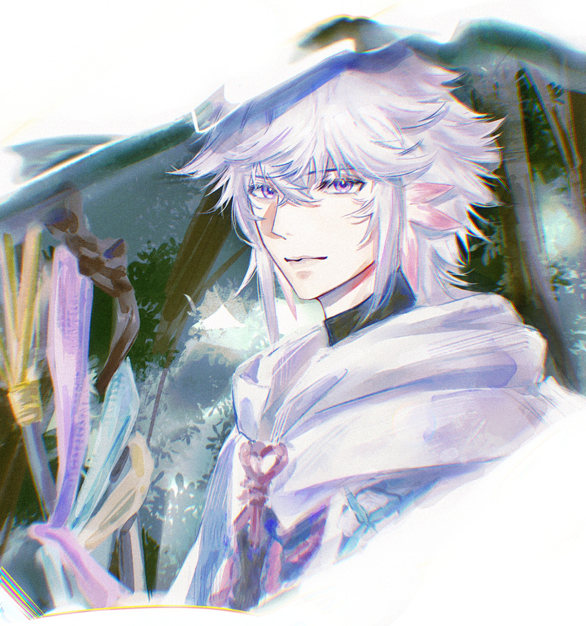 Safebooru - 1boy fate/grand order fate (series) forest hair between ...