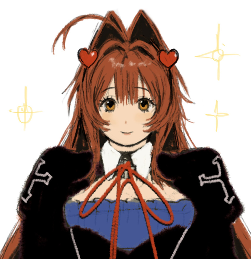 Safebooru - 1girl ahoge brown eyes brown hair eyelashes hair intakes ...