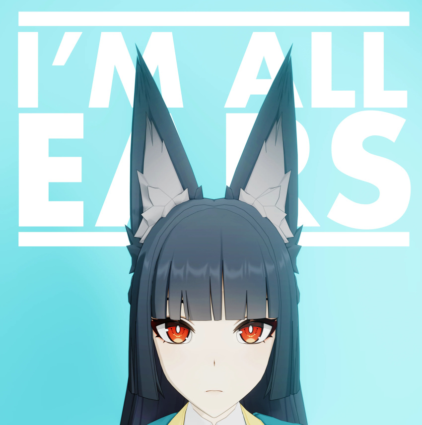 Safebooru - 1girl animal ears fox ears fox girl head only hoshimi ...