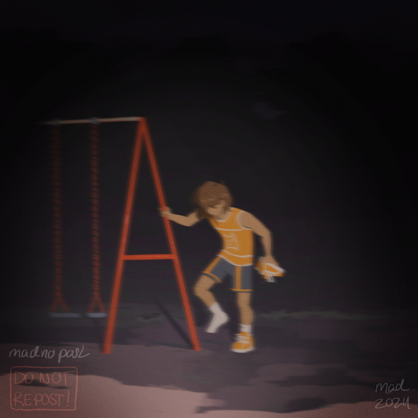 Safebooru - 1boy 2024 artist name blurry brown hair dark-skinned male ...