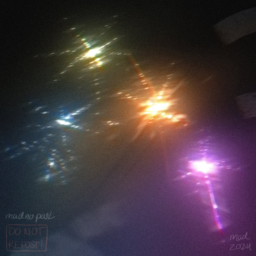 Safebooru - 2024 artist name fireworks highres madnopost night no ...