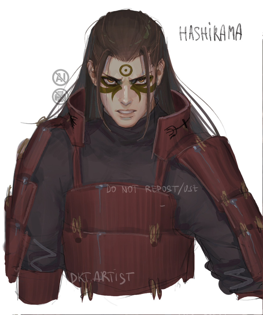 Safebooru - 1boy armor artist name artistdkt black hair character name ...