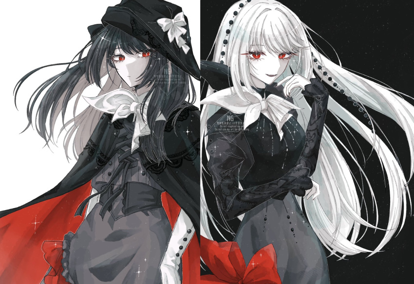 Safebooru - 1girl :d aster (sterdust 08) black background black cape ...