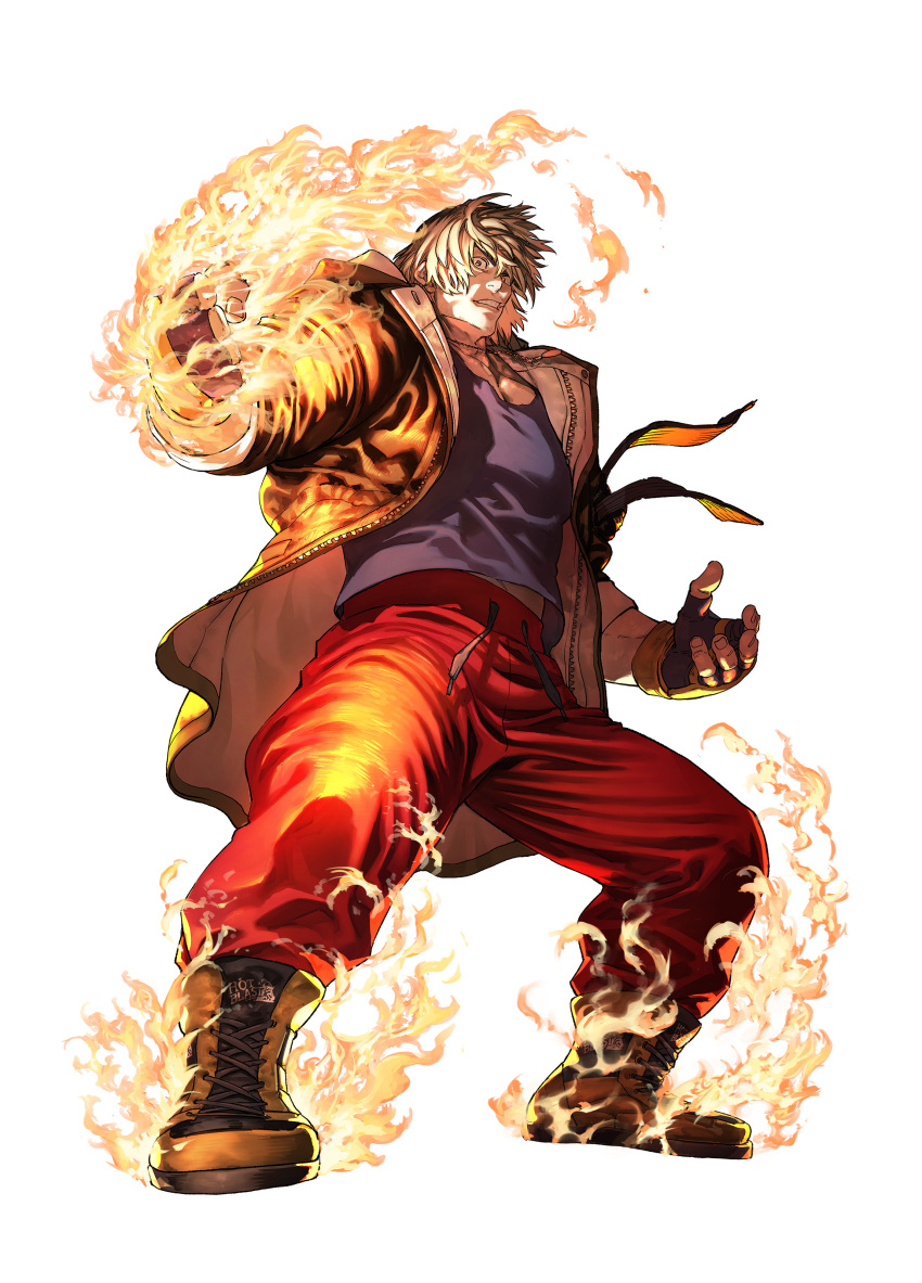 Safebooru - 1boy absurdres azuma kyoutarou (artist) black shirt boots ...