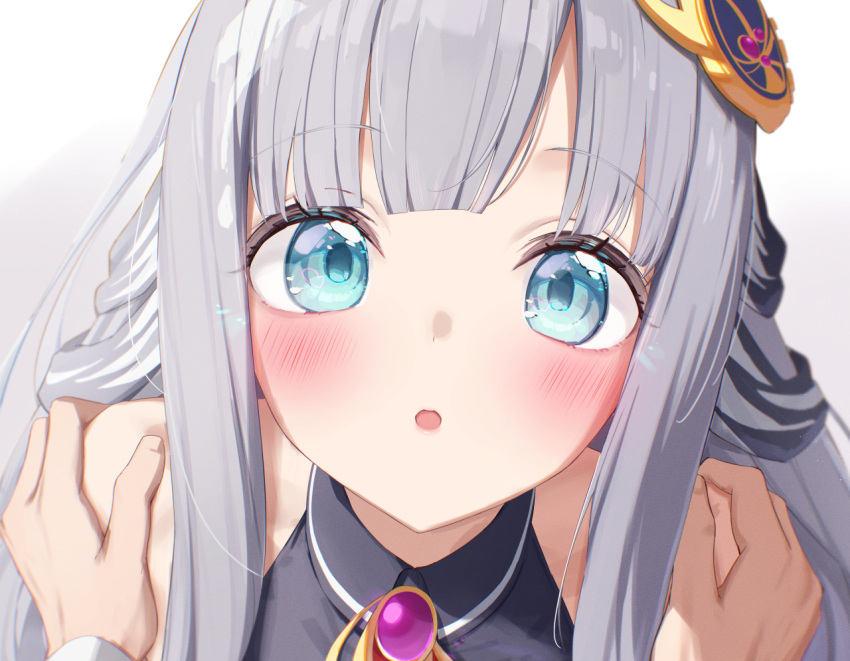 Safebooru - 1girl animal ears blue eyes blush chrono genesis (umamusume ...