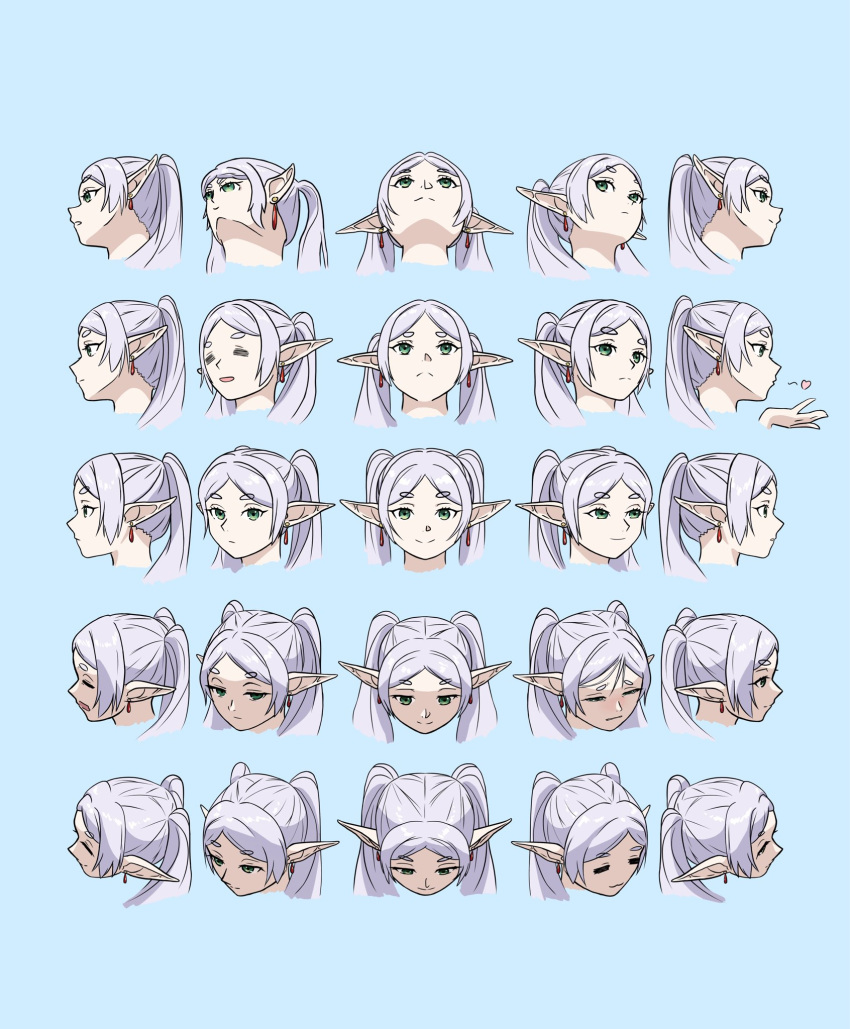 Safebooru - 1girl 25 perspective box exercise blowing kiss blue ...