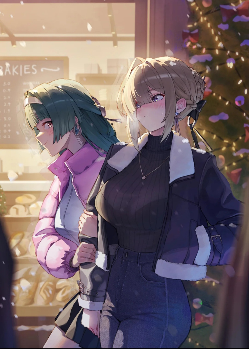 Safebooru - astra yao evelyn chevalier long hair multiple girls walking ...