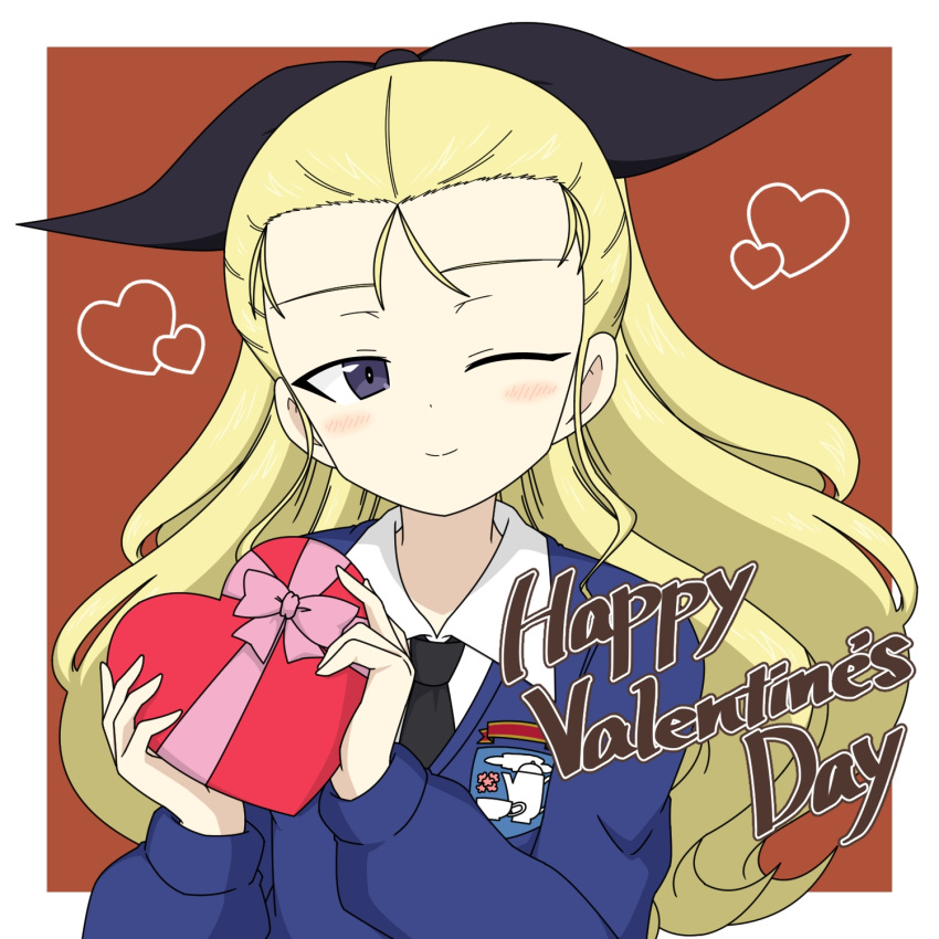 Safebooru - 1girl assam (girls und panzer) blonde hair blue eyes blush ...