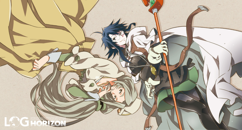 Safebooru - 2girls absurdres cape genderswap glasses highres log ...