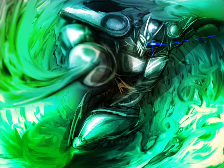 Safebooru - 1boy armor blue fire fire green fire jojo no kimyou na ...